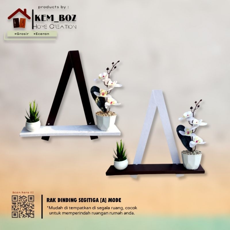 Jual RAK DINDING MINIMALIS / RAK MINIMALIS MODEL SEGITIGA / RAK ...