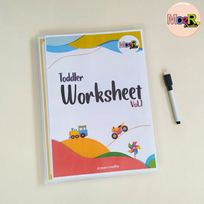 Jual Worksheet Toddler Vol.1 (45 Halaman) Lembar Kerja Anak Untuk Usia ...