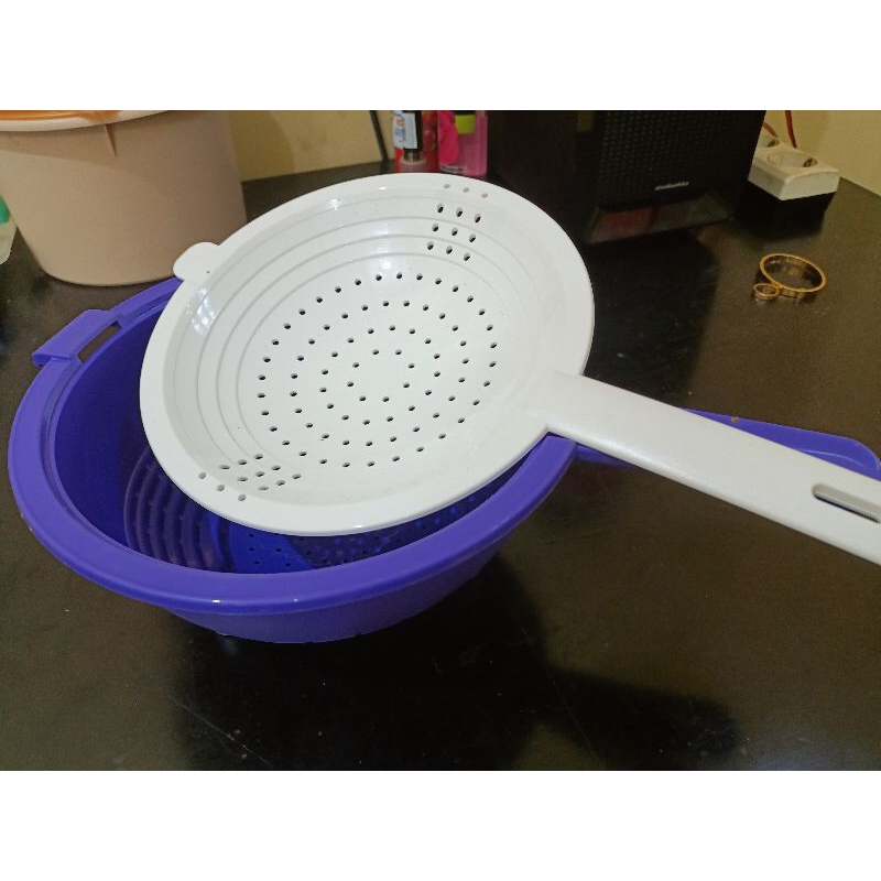 Jual Double colander/ saringan Tupperware | Shopee Indonesia