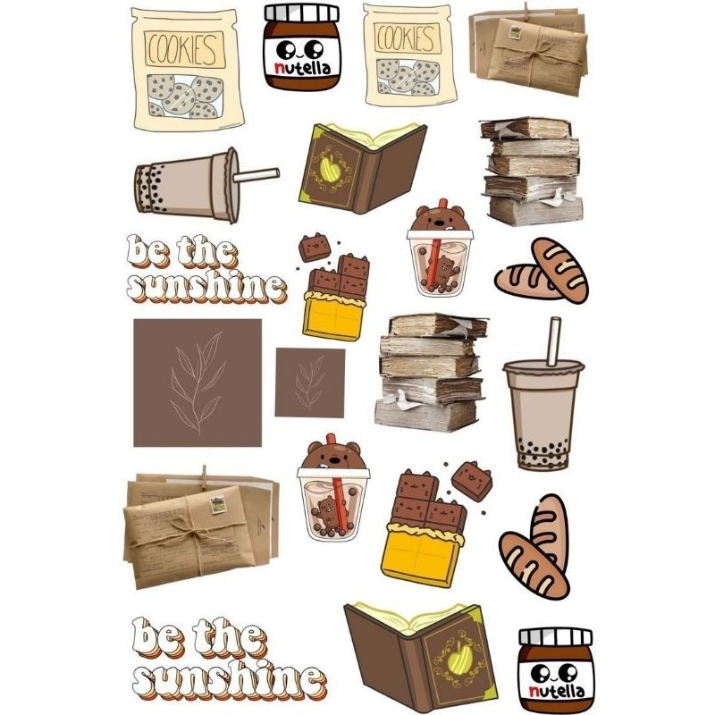 Jual (10x15cm)sticker stiker vintage estetik jurnalis jurnal scrapbook ...