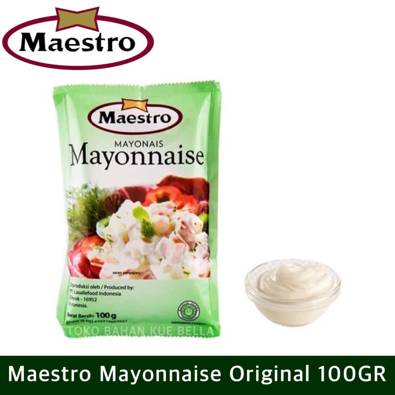 Jual Maestro MAYONAISE 100gr (SACHET) Mayonese Original | Shopee Indonesia
