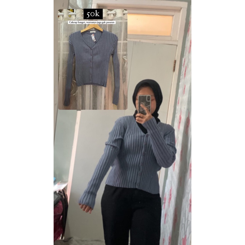 Jual cardigan rajut | Shopee Indonesia