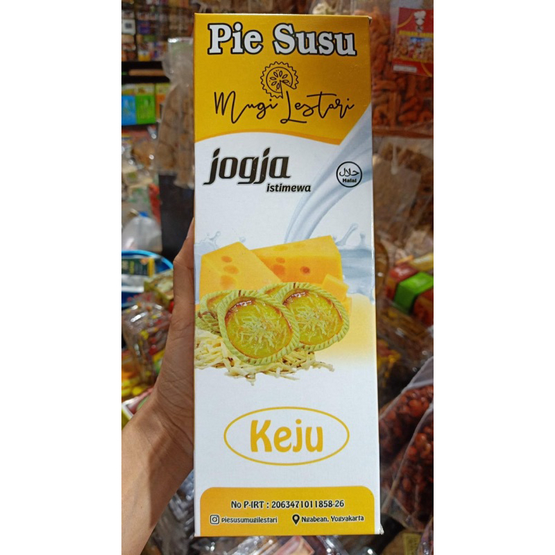 Jual PIE SUSU MUGI LESTARI OLEH - OLEH KHAS JOGJA VARIAN COKELAT ORIGINAL TIRAMISU KEJU GREEN ...