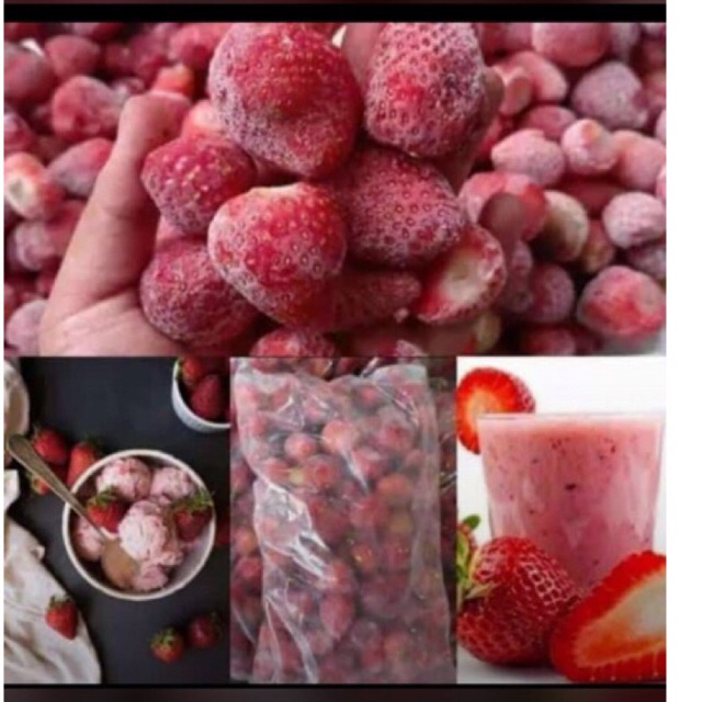 Jual Strawberry Frozen 1kg | Shopee Indonesia