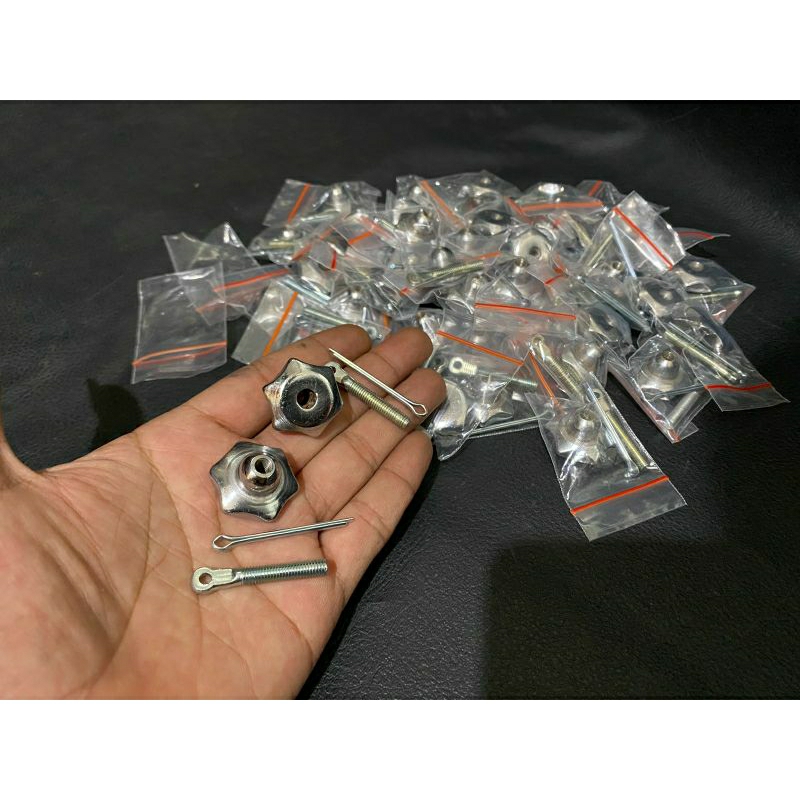 Jual Mur baut kitiran puntiran tutup tangki tengki vespa chrome super ...
