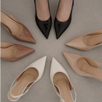 Jual Coffee Heels — Tangerinemarché | Sepatu Heels Wanita | Covered ...