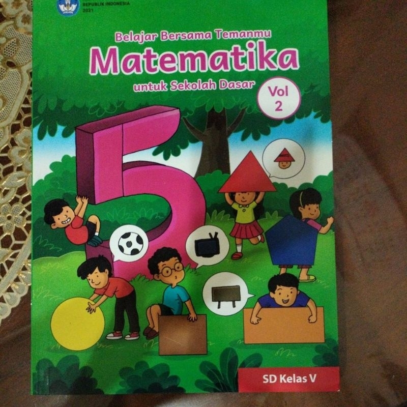 Jual Matematika SD Kelas 5 Volume 2, kurikulum merdeka, Kemendikbud ...