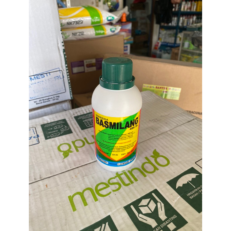 Jual Herbisida Basmilang 486sl Racun Rumput Glifosat Kemasan Asli 250ml Shopee Indonesia