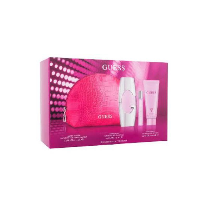 Jual Guess Pink Woman gift set original | Shopee Indonesia