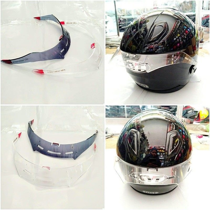 Jual Spoiler helm kyt kyoto hitam bening murah | Shopee Indonesia