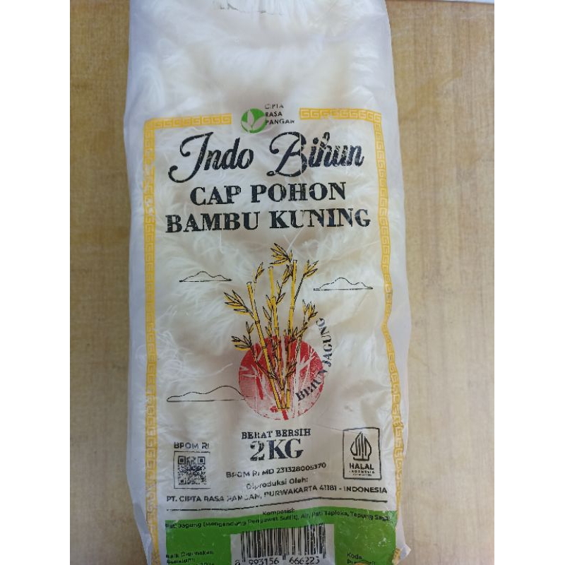 Jual Bihun Cap Pohon Bambu Kuning 2kg | Shopee Indonesia