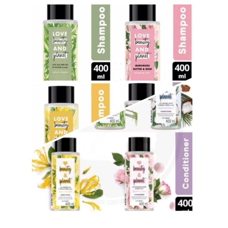 Jual Love beauty and planet 400 ml Shampo/conditioner (exp 06.2025 ...