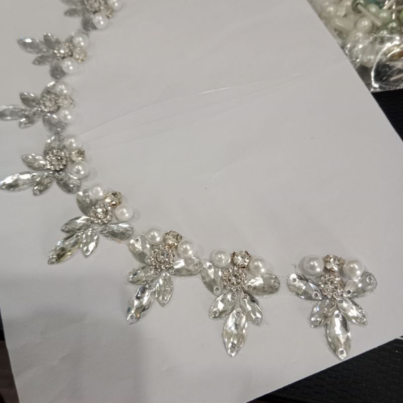 Jual payet rangkai/payet leher payet tabur/diamond rangkai | Shopee ...