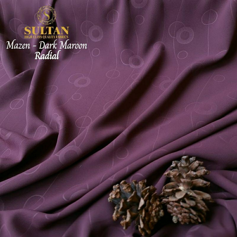 Jual Kain Abaya Sultan Mazen Anti UV Emboss Radial/ Marzan(nama lama ...