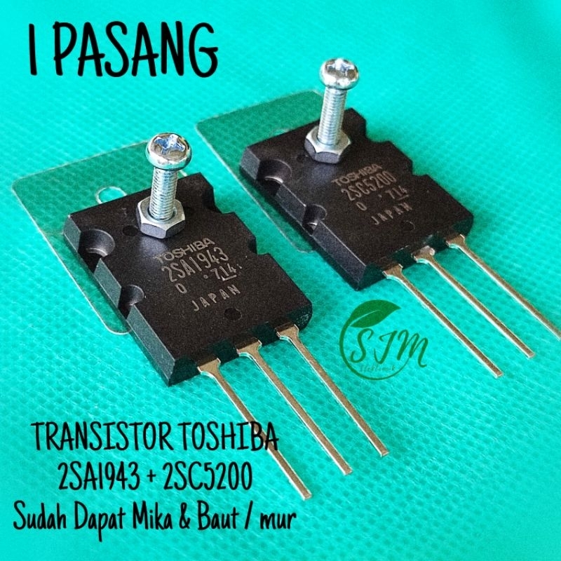 Jual TRANSISTOR FINAL TOSHIBA 2SA1943 2SC5200 SERI 714 JAPAN | Shopee Indonesia