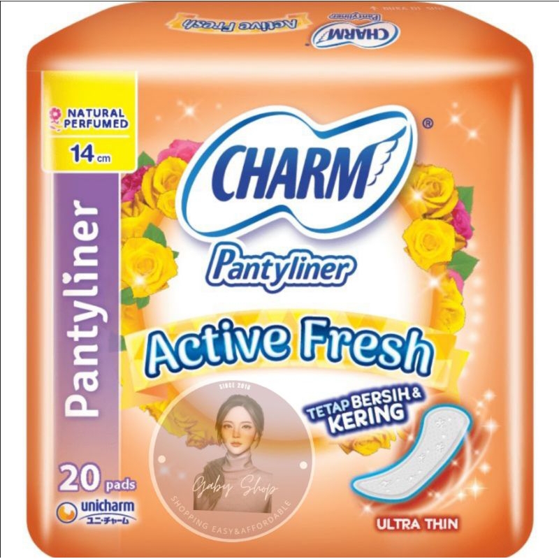 Jual CHARM PANTYLINER PURE STYLE/COOLING FRESH/NON PERFUMED | Shopee ...