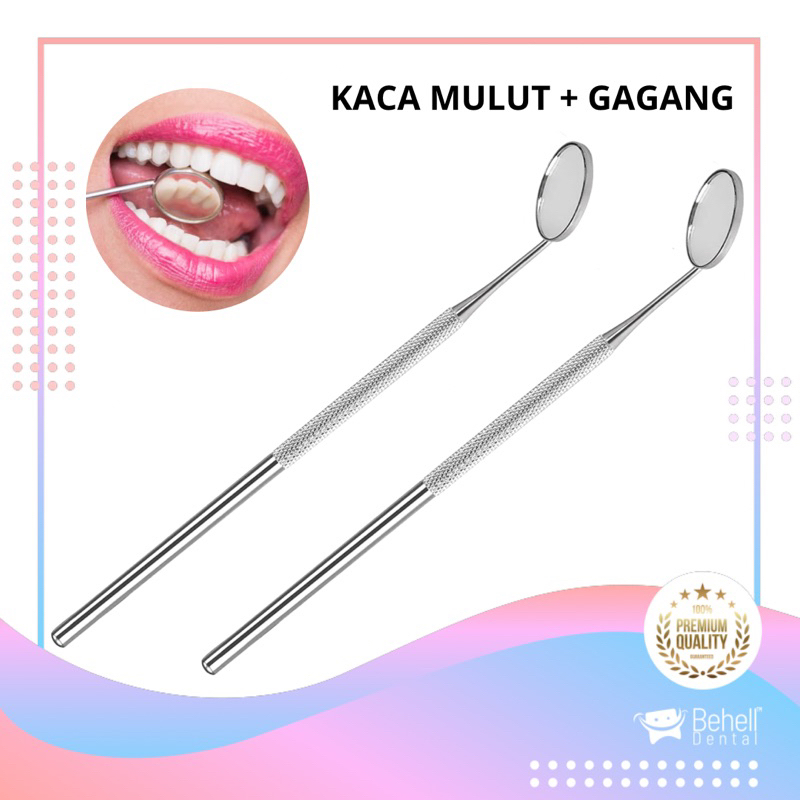 Jual KACA MULUT GIGI BEHEL KACA MULUT SS + GAGANG ANTI KARAT ALAT ...
