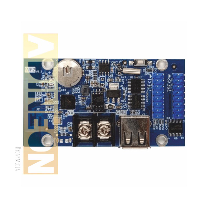 Jual controller huidu HD-WF2 HD WF2 wifi RGB Full Colour Panel module ...