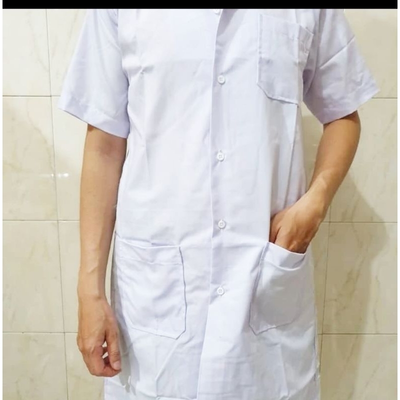 Jual Baju Seragam Jas Lab/ Jas Praktikum/ Baju Laboratorium | Shopee ...