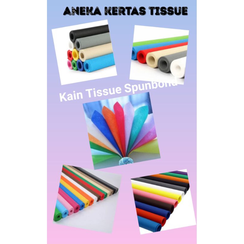 Jual Kain Spunbond Permeter / Kertas Buket / Kain Tissue | Shopee Indonesia