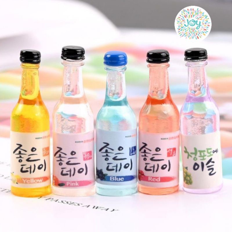 Jual Miniatur Minuman Wine Botol Soju Korea Resin Dollhouses Rumah ...