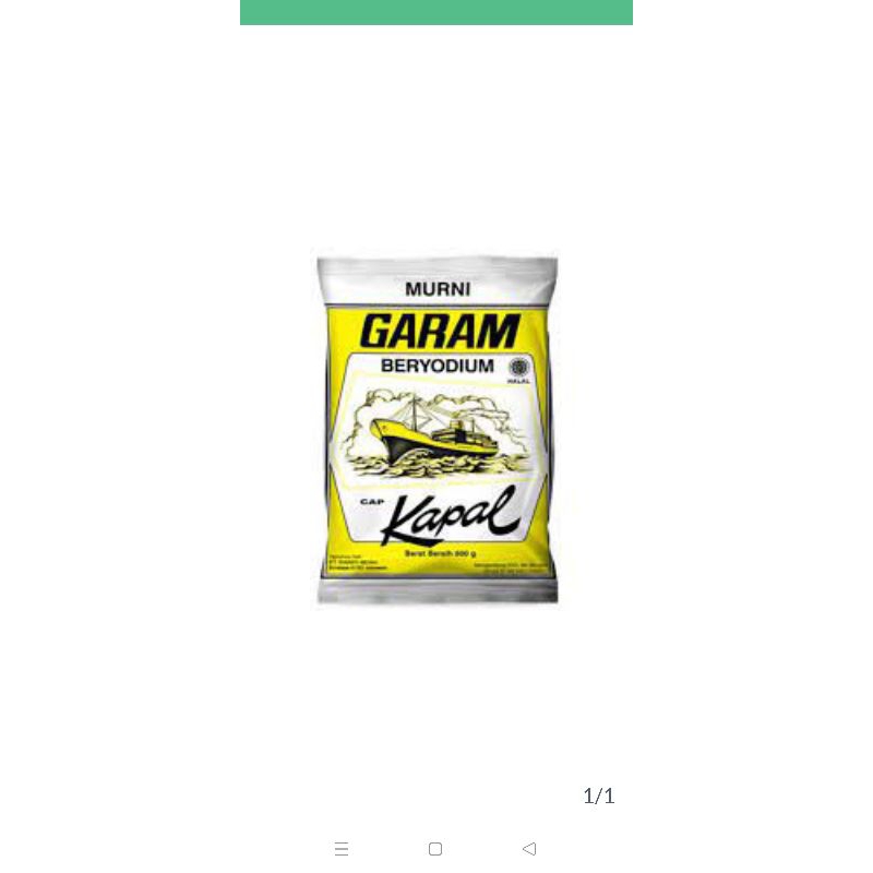 Jual Paket Garam kapal 250grx5 | Shopee Indonesia