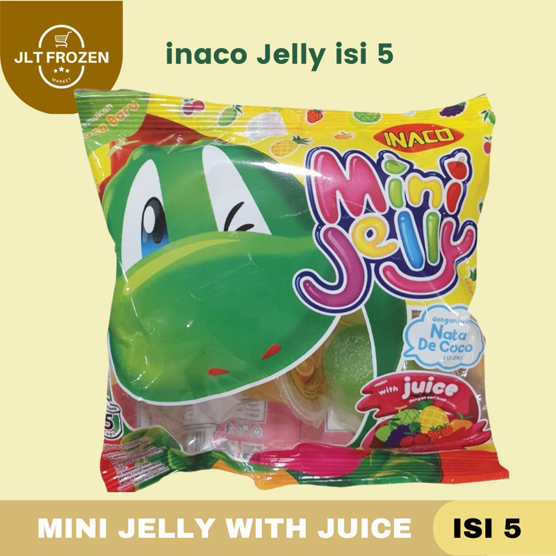 Jual Inaco Mini Jelly / Jeli with Juice / Nata De Coco isi 5 pcs ...