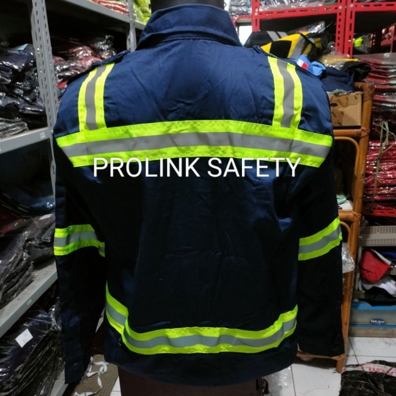 Jual SERAGAM BAJU SAFETY SCOTLIGT BESAR HIJAU STABILO 5CM RESLETING ...