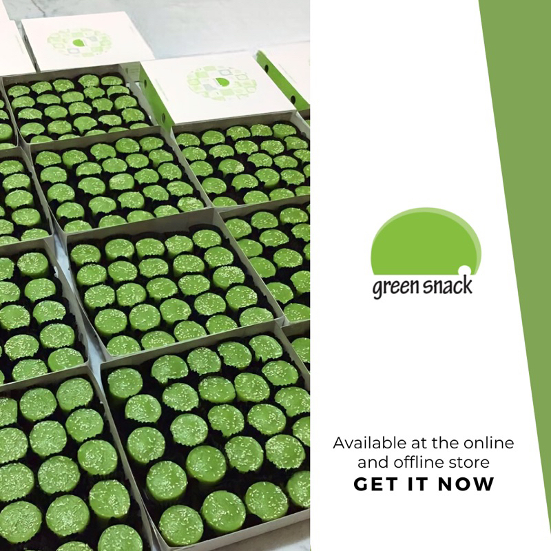 Jual Kue Ijo by Green Snack - 25 pcs | Shopee Indonesia