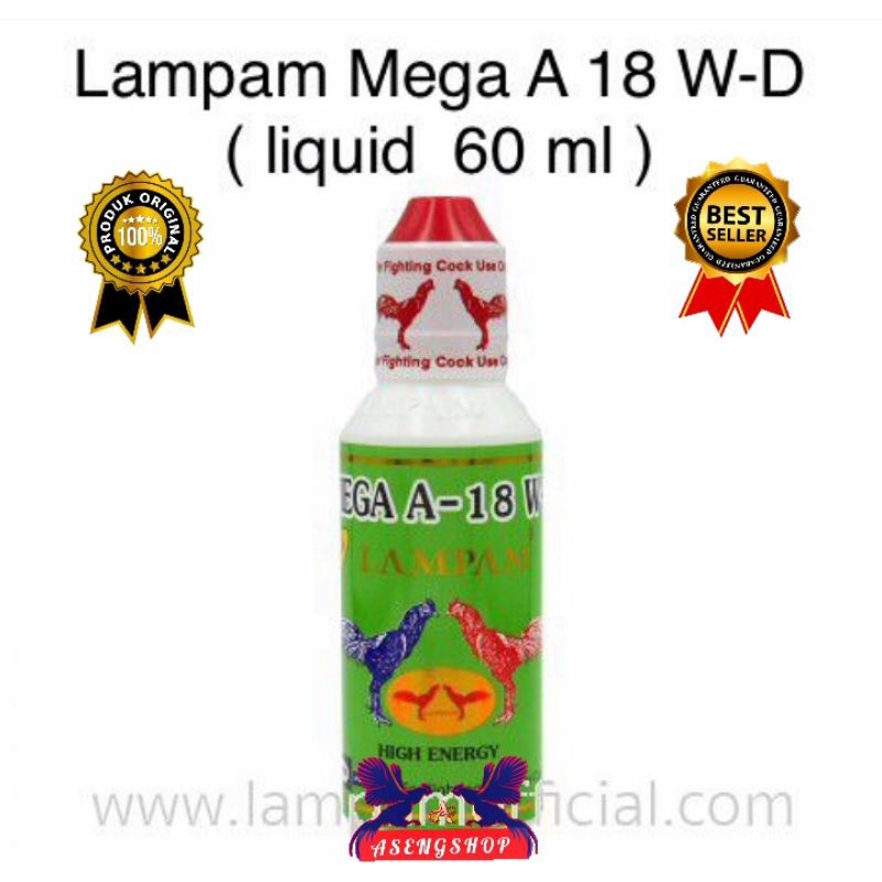Jual LAMPAM MEGA A18 W-D LIQUID 60 ml Import | Shopee Indonesia
