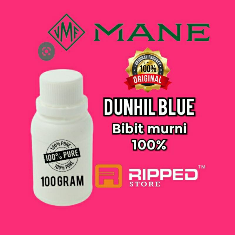 Jual (100 ML) BIBIT PARFUM MURNI DUNHILL BLUE BY MANE ORIGINAL | Shopee ...