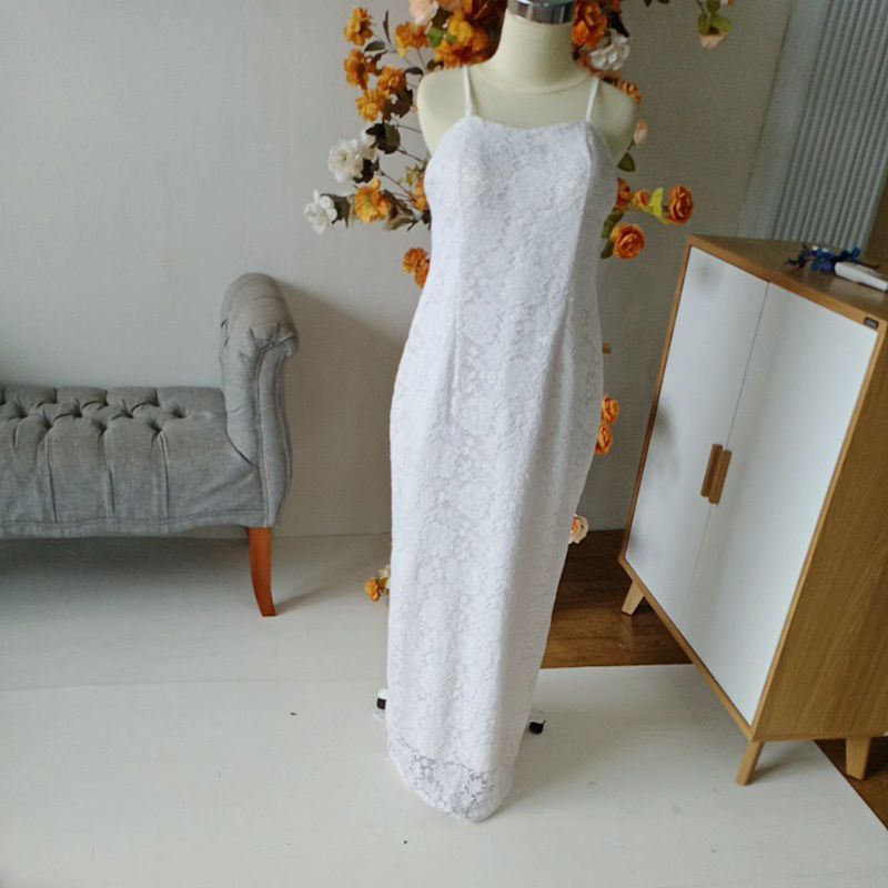 Jual gaun prewedd/long dress/ gaun putih/gaun putih/ murah/gaun best ...
