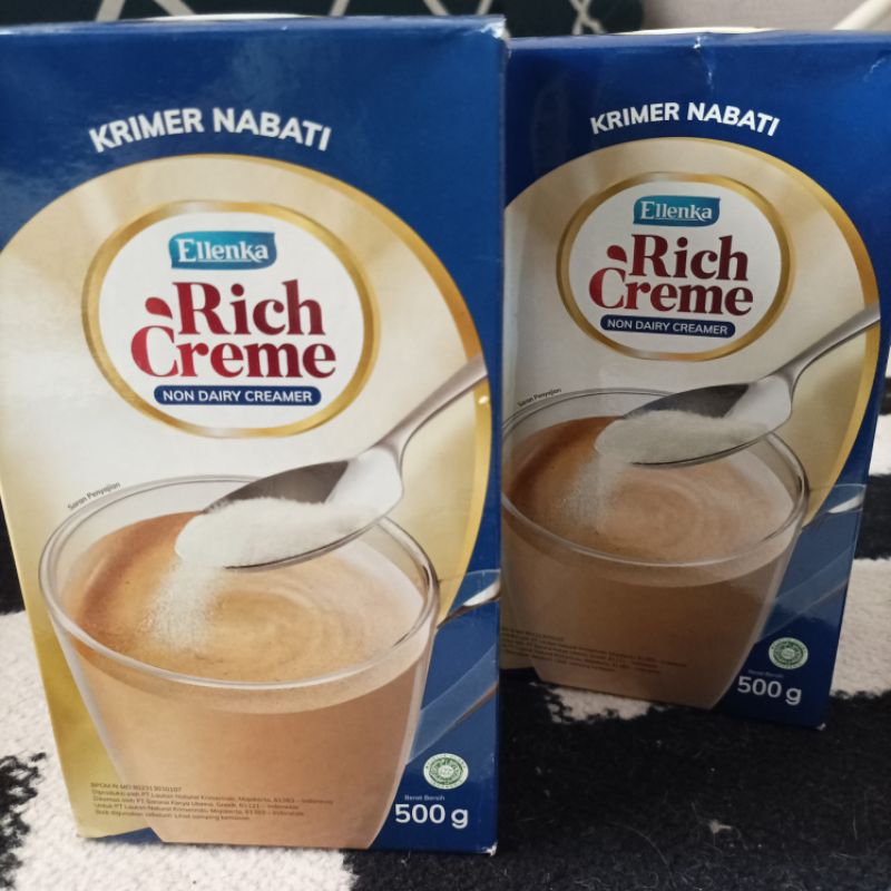 Jual Ellenka Rich Creme Krimer Nabati Bubuk 500gram non dairy creamer ...