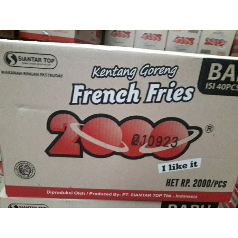 Jual CIKI FRENCH FRIES 2000 1 dus isi 40 bungkus | Shopee Indonesia