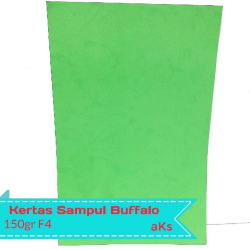 Jual 1 Pak Kertas Buffalo F4 Warna / Kertas Sampul Jilid Buffalo Folio ...