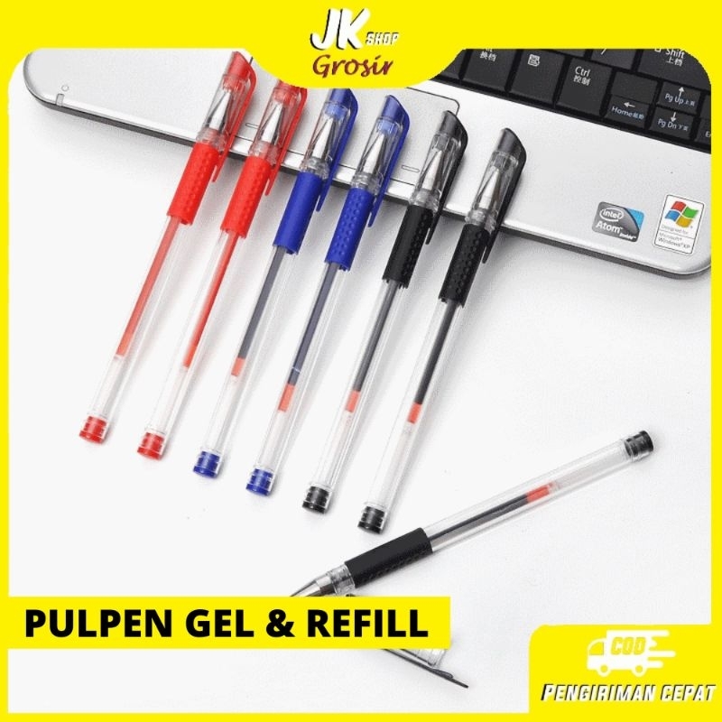 Jual JK - Pena Gel 0.55mm Standard | Pulpen Tinta Cair | Alat Tulis ...