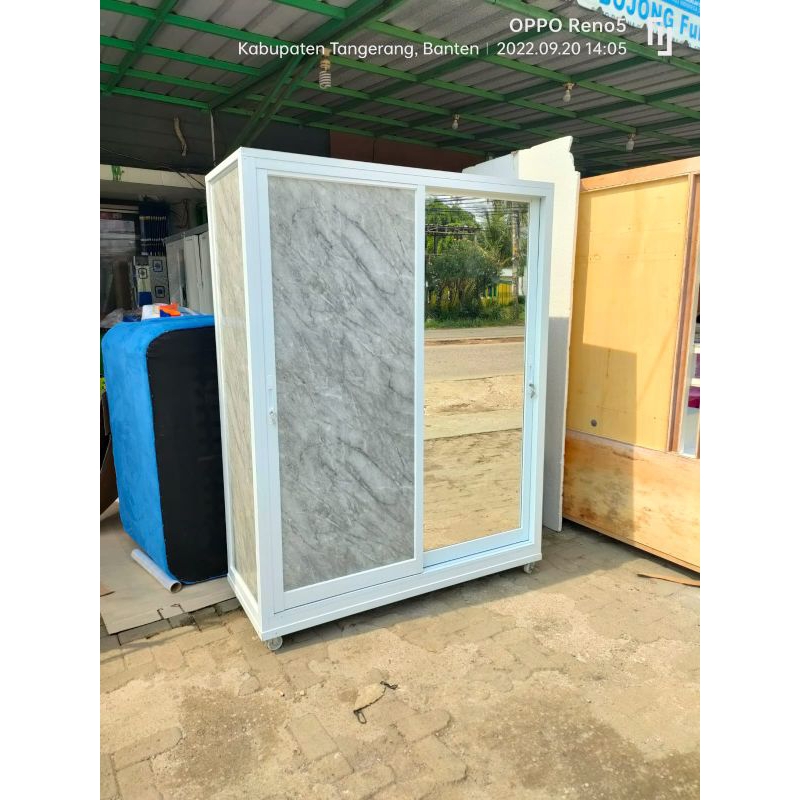 Jual Lemari Aluminium Sliding Lemari Pakaian Acp Sliding Lemari