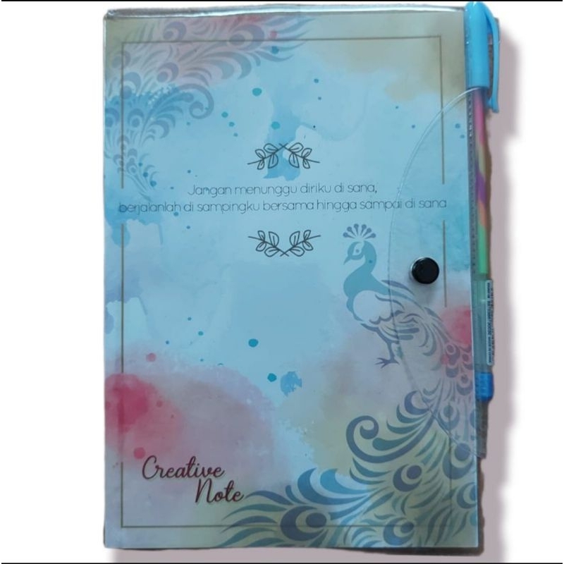 Jual Creative notebook/buku catatan/note book/note book plus pulpen ...