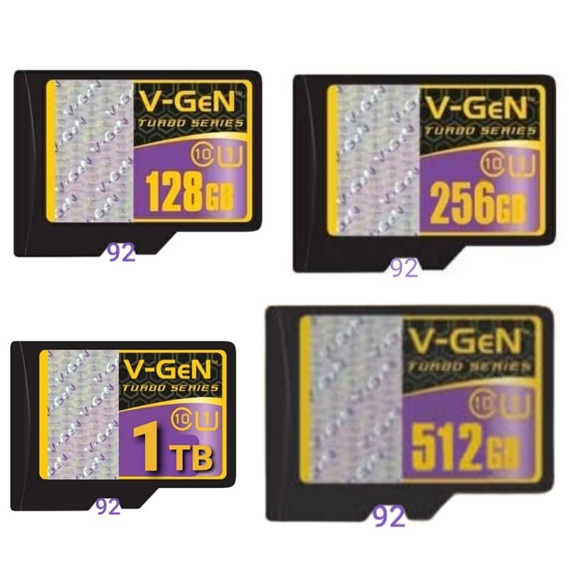Jual Memori Micro SD V-Gen Memory Card 128gb 256gb 512gb 1tb + Adaptor ...
