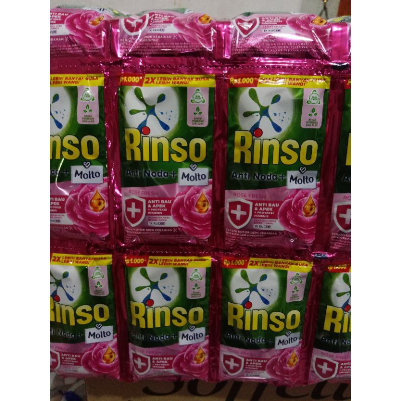 Jual Rinso Cair Sachet 38ml (12 Sachet) | Shopee Indonesia