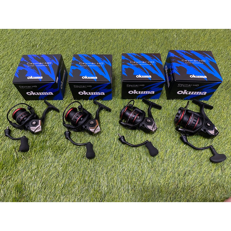 Jual REEL SPINNING OKUMA CEYMAR HD POWER HANDLE | Shopee Indonesia