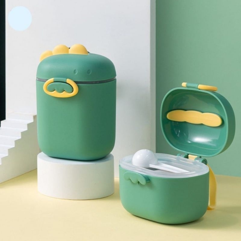 Jual Box Susu Bubuk Bayi Anak Karakter Dino - Kotak Susu Polos | Shopee ...