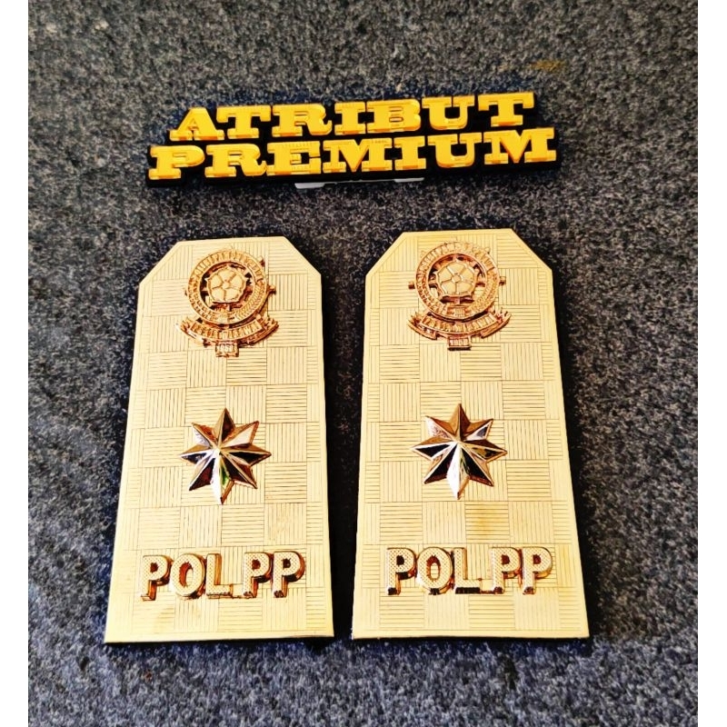 Jual pangkat Pdu polpp plat gol 4c, elegan bagus murah | Shopee Indonesia