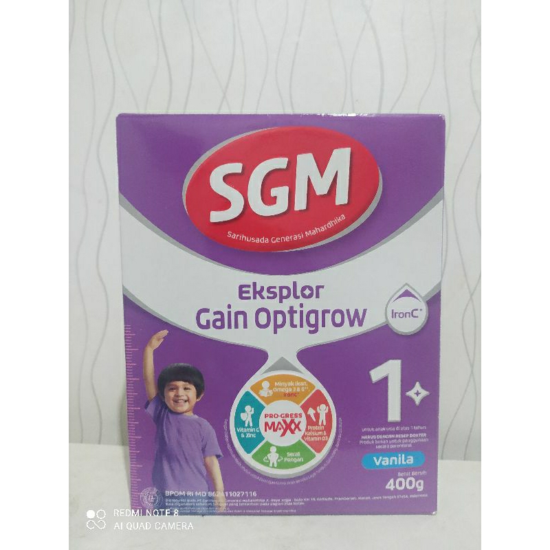 Jual SGM Optigrow 1 plus susu penambah berat badan anak usia 1-5 tahun ...