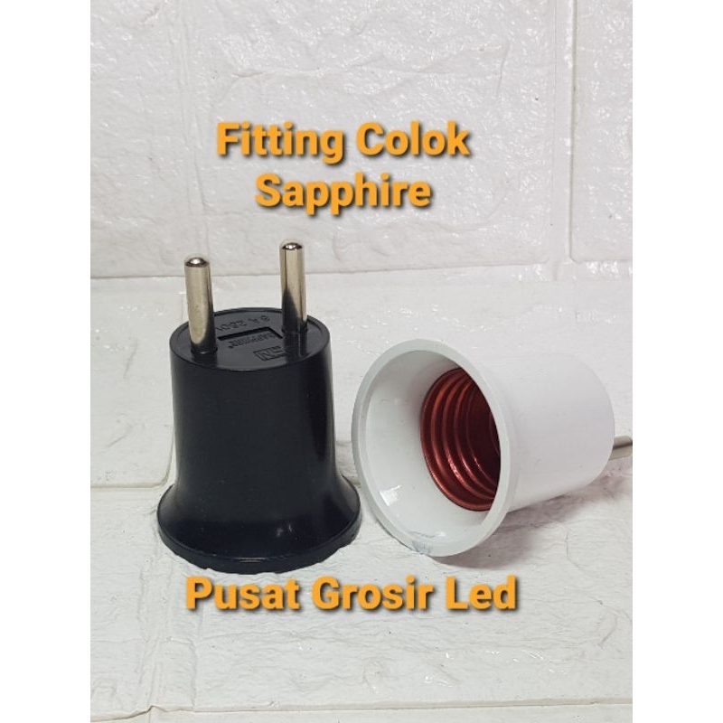 Jual Fitting Colok Lampu SAPPHIRE E27 SNI | Shopee Indonesia