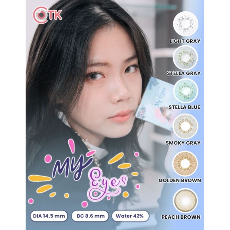 Jual Softlens My EYES 14.5 MM by CTK / Softlen Soflen Softlense Warna ...