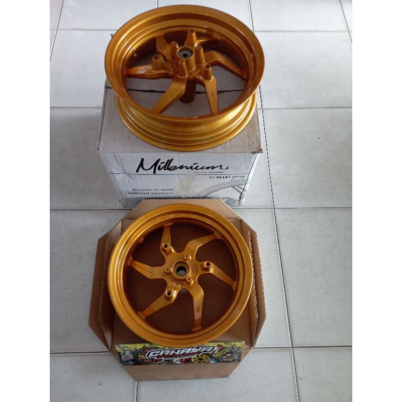 Jual Velg Nmax Gold(2015-2019) Nmax lama Merek Power Millenium ...