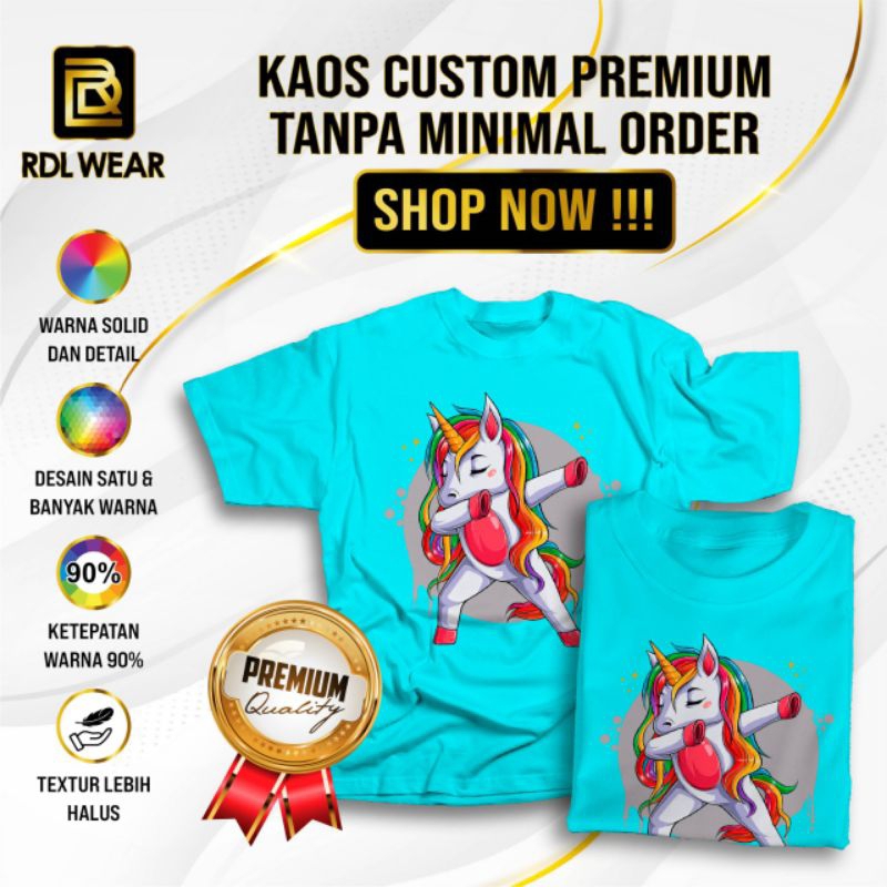 Jual Preorder Kaos Sablon Custom Satuan Premium Sablon DTF | Shopee Indonesia