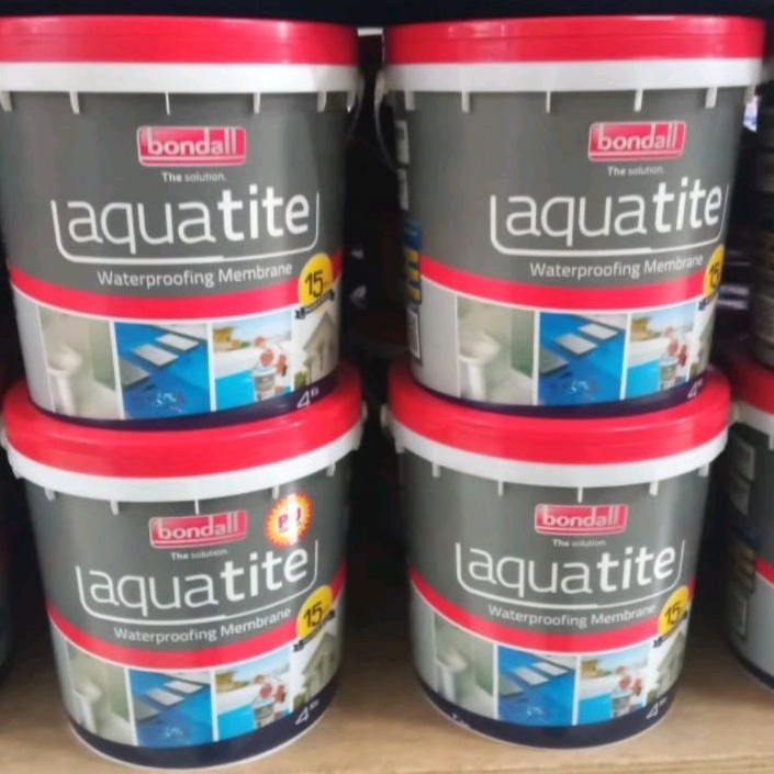 Jual Waterproofing membran BONDALL AQUATITE Cat Pelapis Anti Bocor 4Kg ...