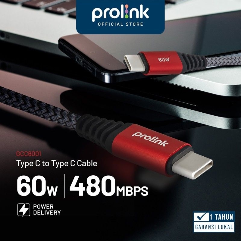 Jual Kabel C to C Prolink 1 Meter | Shopee Indonesia